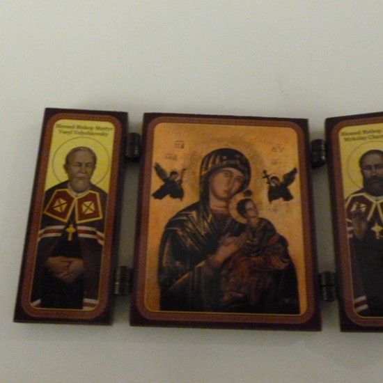 Triptych Icon - Bishop Velychkovsky Martyr's Shrine - Gift Shop