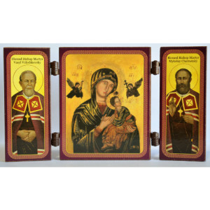 Triptych Icon - Bishop Velychkovsky Martyr's Shrine - Gift Shop